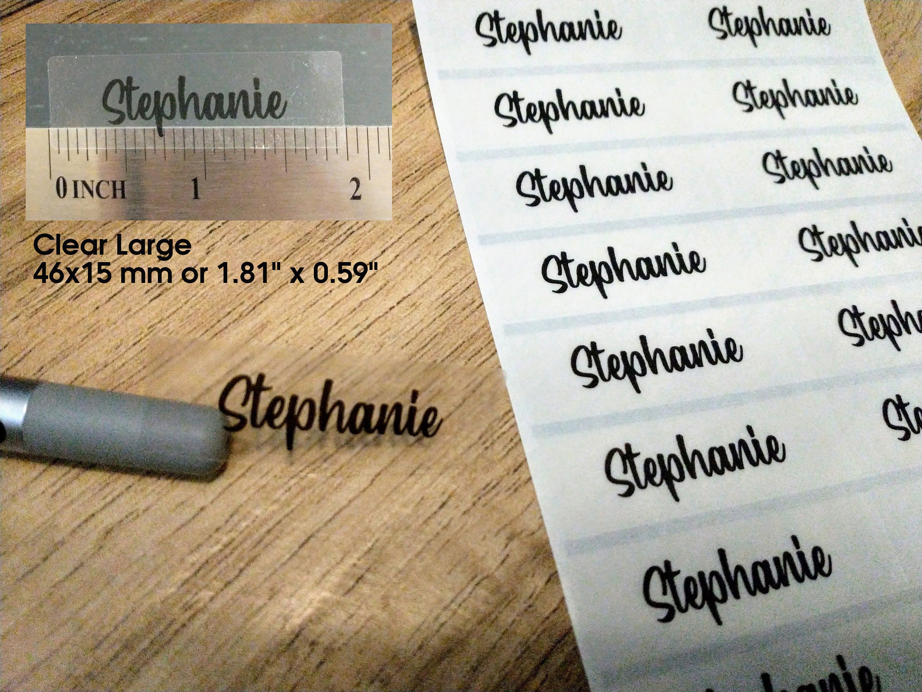 Waterproof Labels Stickers Clear, Bottle Label Office Lables ...