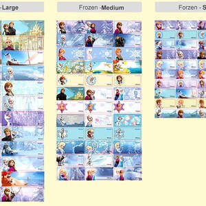 Name Stickers, Kids Disney Labels, Custom Labels, Personalized Sticker ...