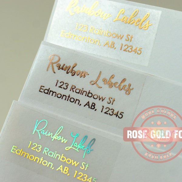 Gold Labels - Etsy