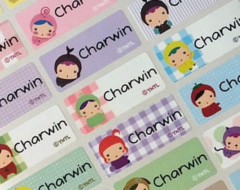 Child Name & Date Labels for Daycare/school - Etsy