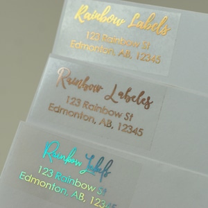 Return Address Label, Return Mailing Label, Custom Address Sticker ...