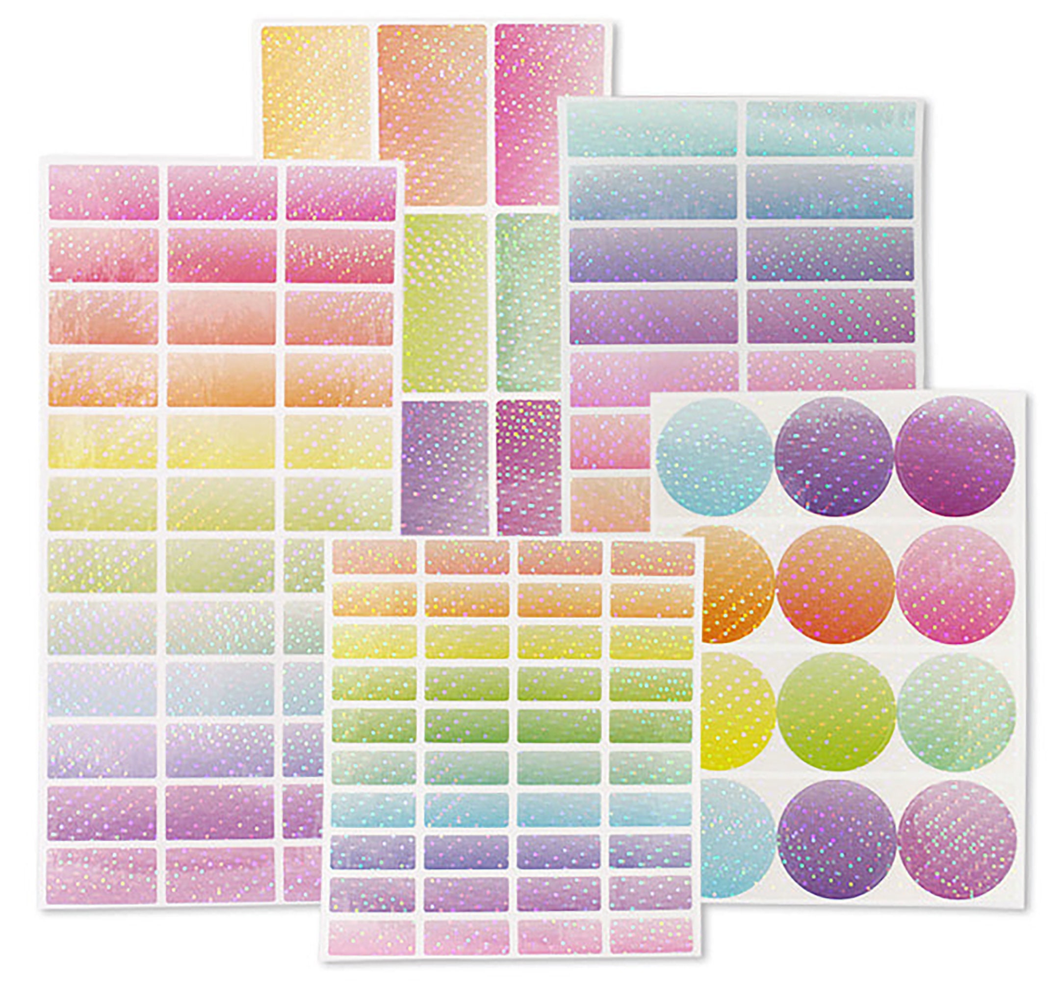 Waterproof Name Labels Name Stickers Personalized Glittery - Etsy