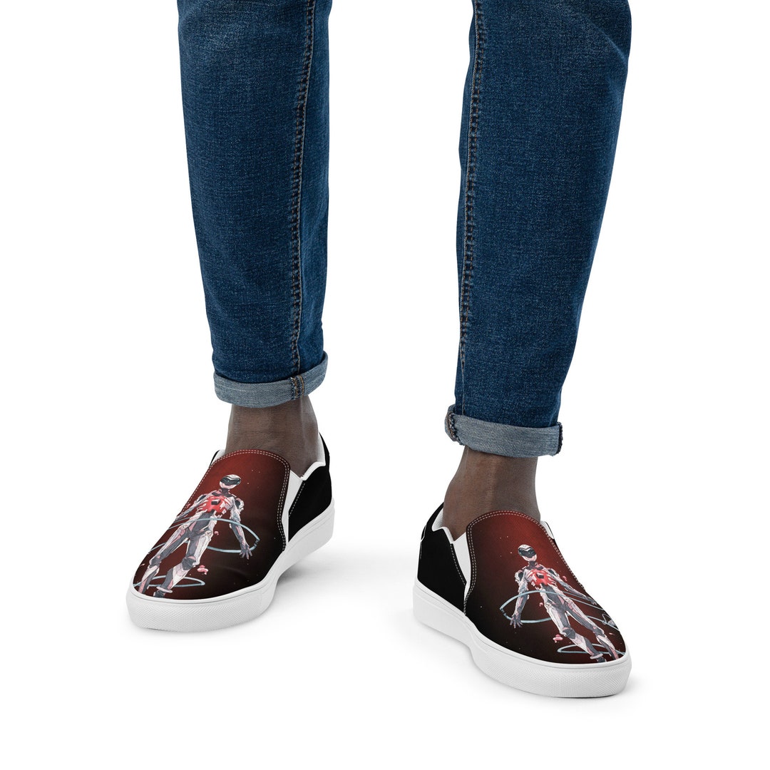 Space Junk Men’s Canvas Slip-on Shoes - Etsy