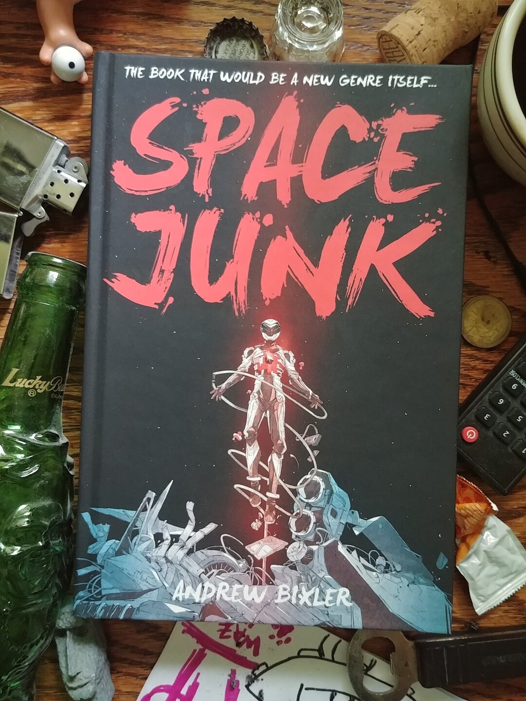 Space Junk SIGNED Hardcover Book by Andrew Bixler - Sci-fi Science ...
