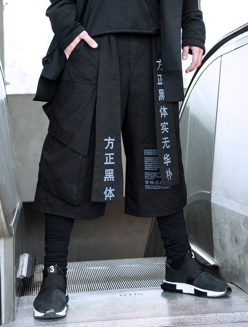 FUKUI Pants UNISEX Modern Samurai Unique Alternative Handmade Fashion ...
