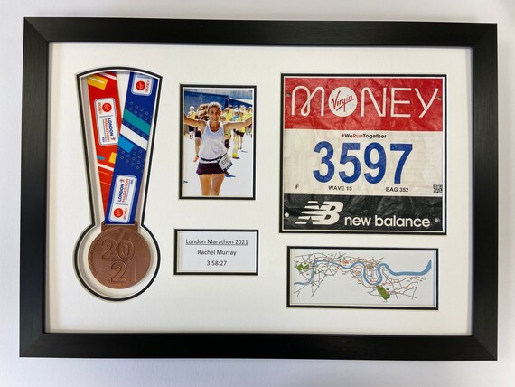 Marathon Medal With Picture Frames