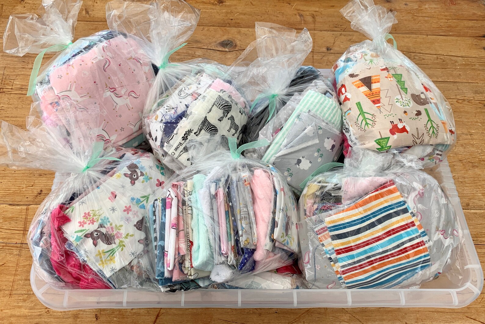 Fabric Offcuts Fabric Remnants Fabric Scraps Mixed Fabrics | Etsy UK