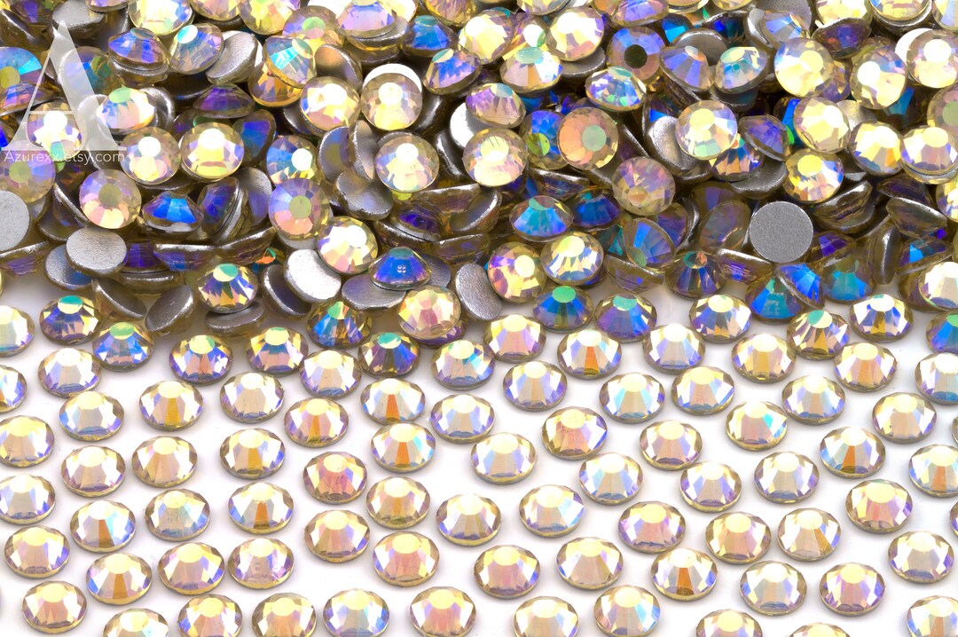 Jonquil AB Glass Rhinestones for Embellishments 2-6mm - Etsy