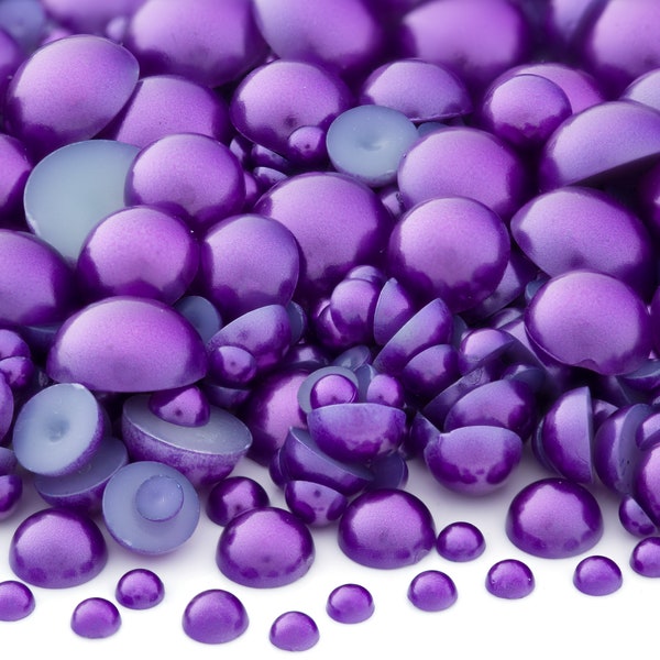 Dark Purple Pearls - Etsy
