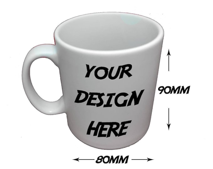 Your Image on a Mug, Custom Matt Coated Coffee Mug, Printed Tea Cup ...