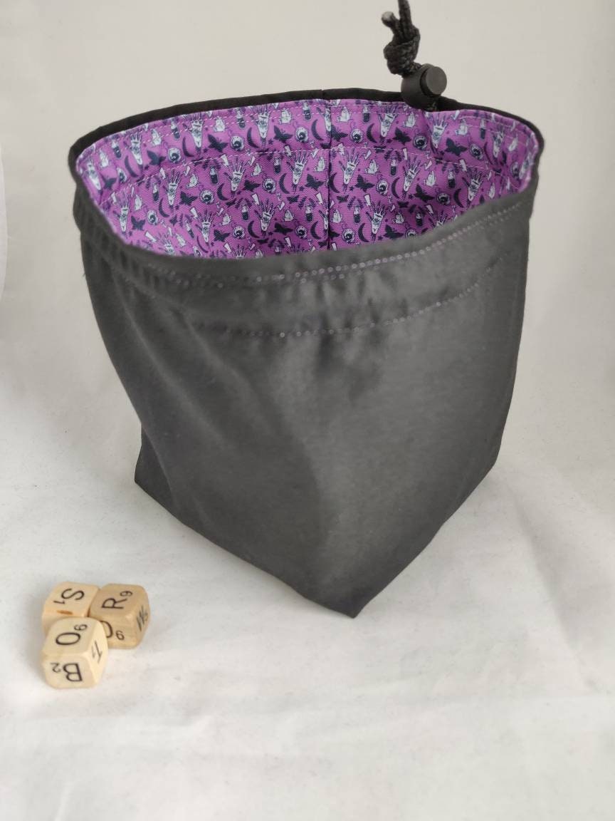 Witches Dice Bag Tile Pouch Spell Caster Bag of Holding | Etsy