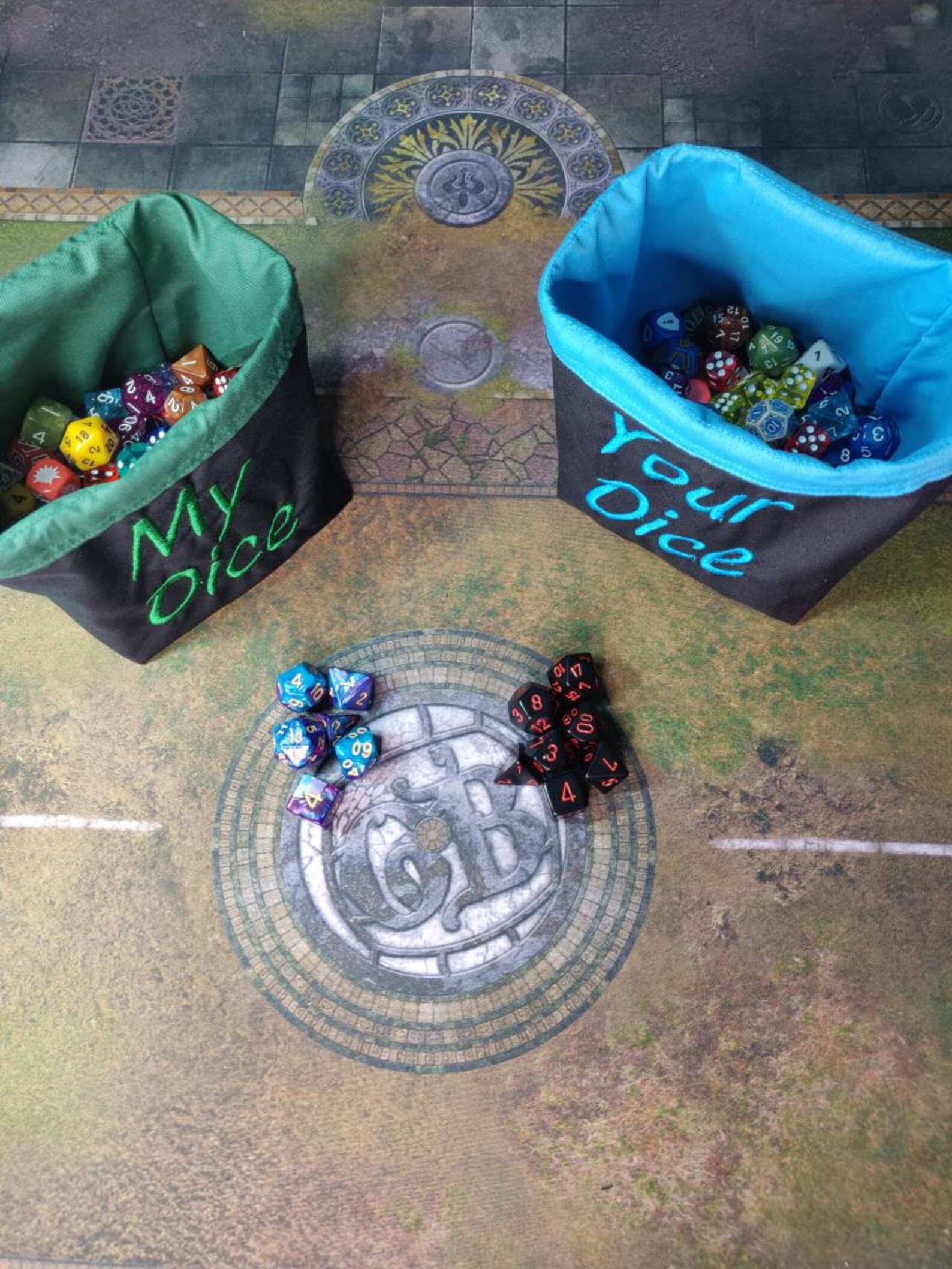 Custom Set of Dice Bags Set of 2 Bag of Holding Set Matching | Etsy