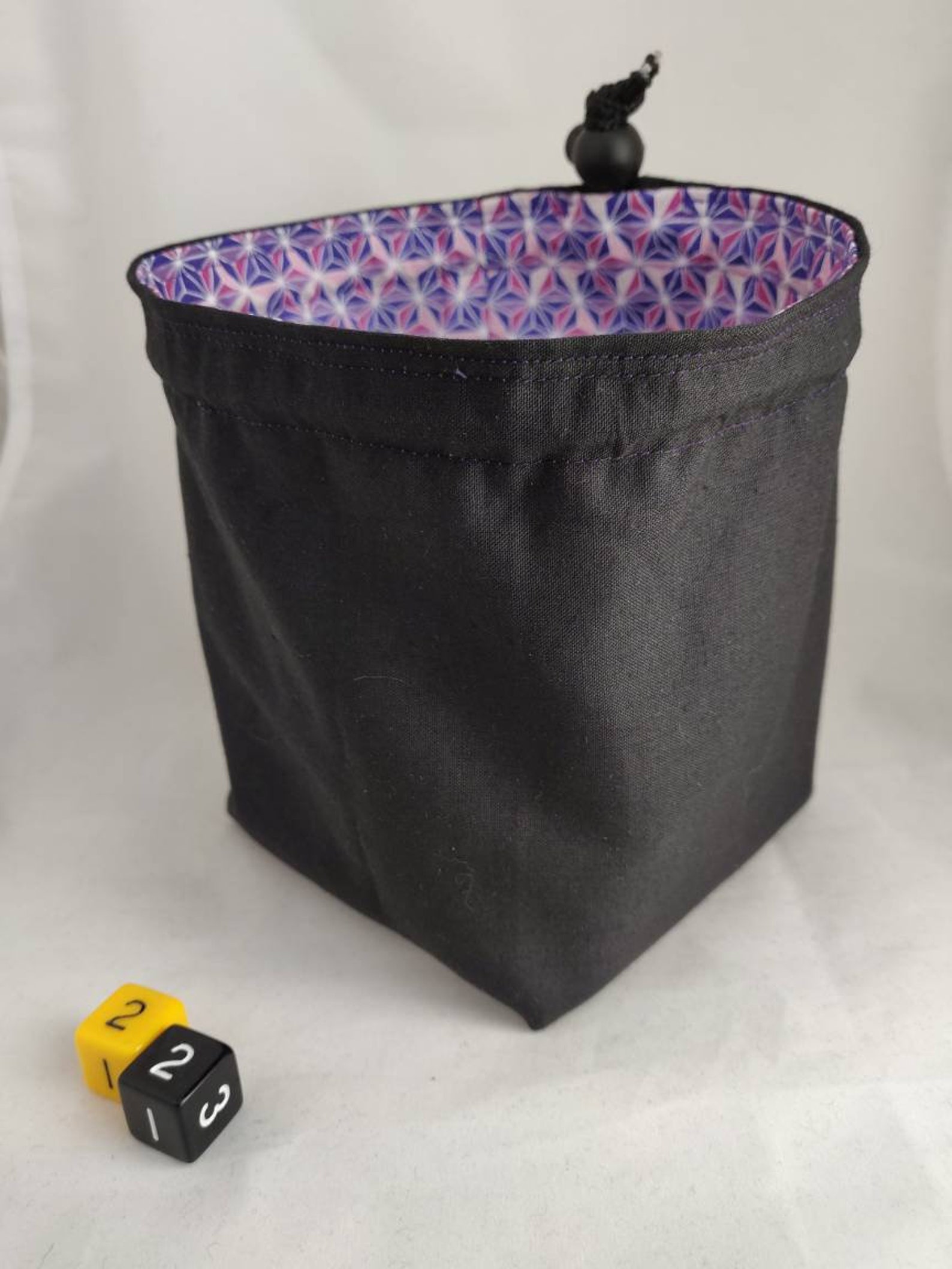Purple Dice Bag for Tabletop Gaming D&D Dice Bag for Role | Etsy