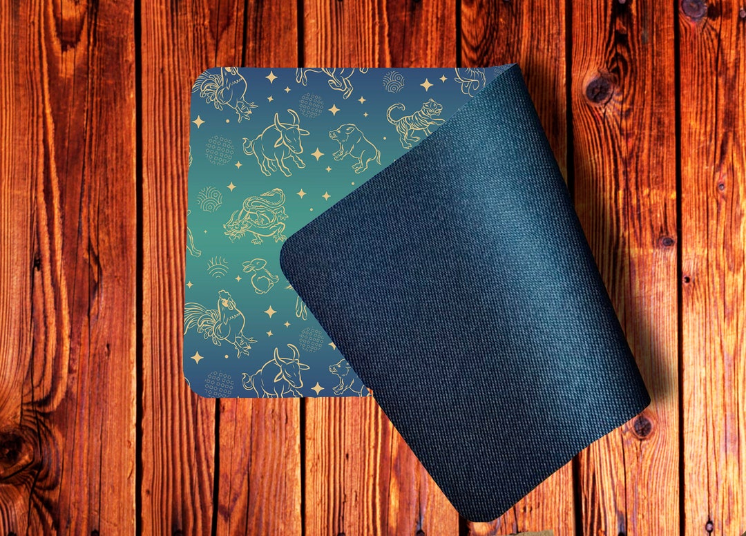 Zodiac Animals Neoprene Playmat: Astrology Card Table Mat - Etsy
