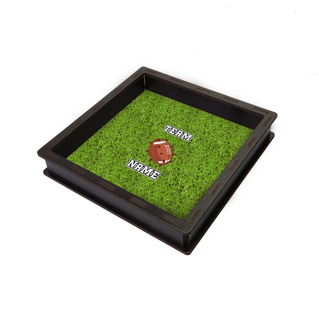 Bloodbowl Pitch Dice Tray, Dice Gaming Box Personalised Gift for Gamers ...