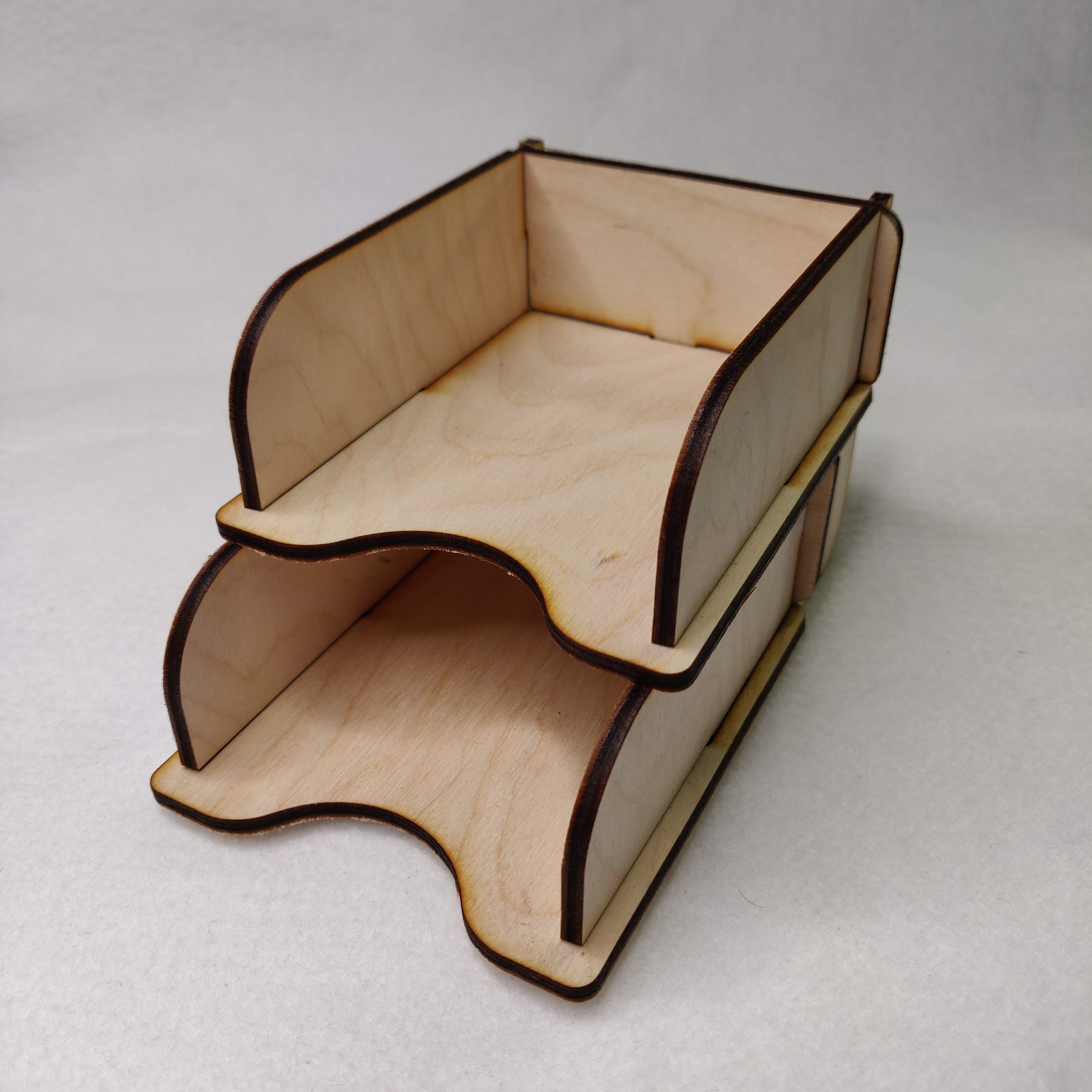 Wooden Deck Organiser Draw/discard Box in Two Sizes Wooden - Etsy UK