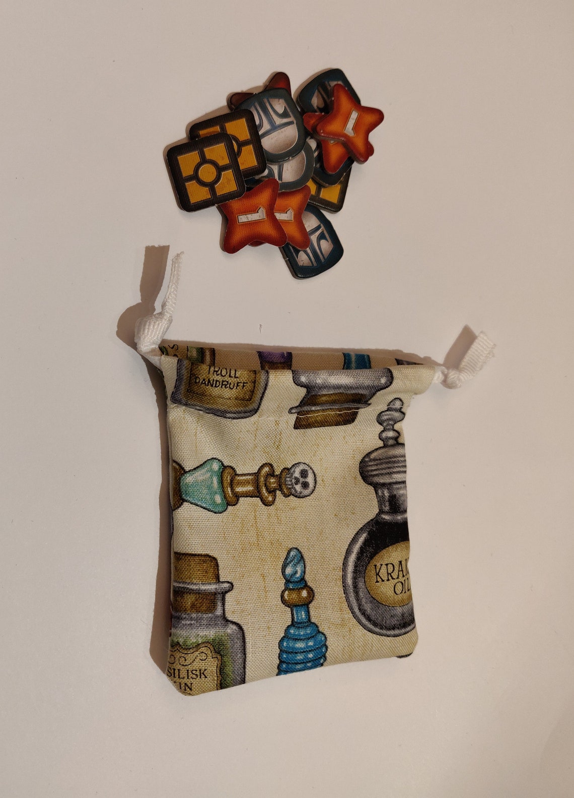 Small Dice Bag Dice Pouch Token Pouch Potion Bag Dual - Etsy