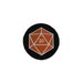 D20 Board Game Patch, Dice D&D Iron on Patch for Tabletop Gaming, D20 ...