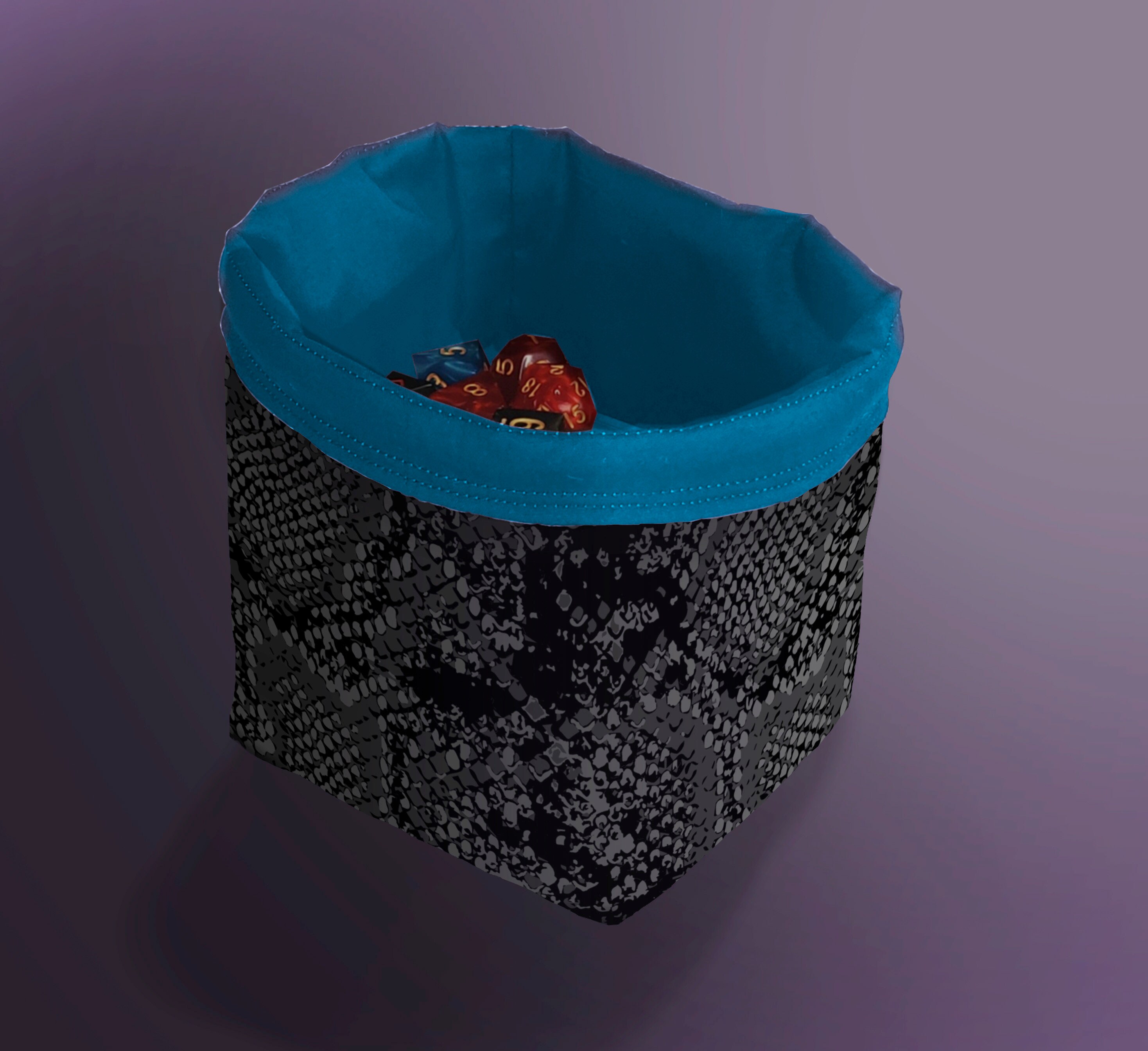 Snakeskin Effect Dice Bag Snake Storage Bag Animal Print Bag - Etsy