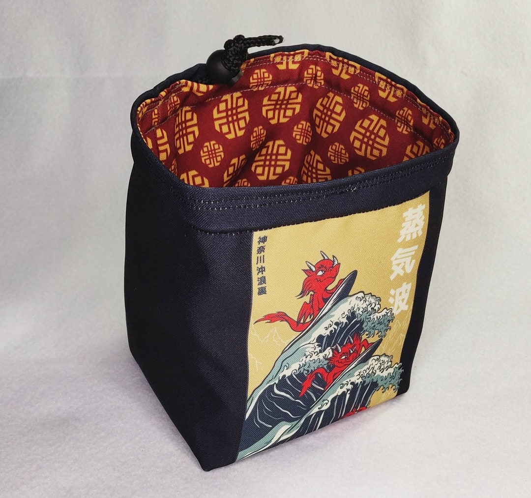 Lucky Dragon Dice Bag: Freestanding Drawstring Pouch for D&D - Etsy