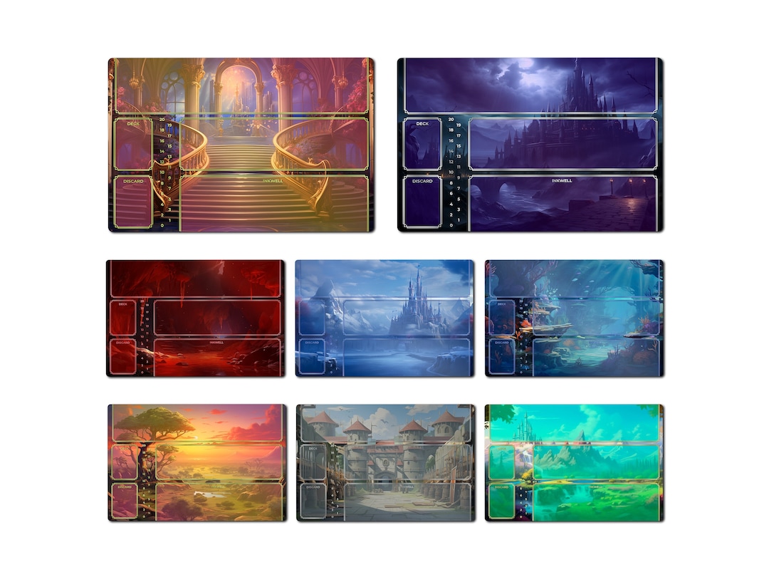 Lorcana Playmat, Suitable for Disney Lorcana Card Game, Printed ...