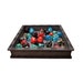 Tiki Tropical Dice Tray, Island Pattern Black Square Wooden Catchall ...