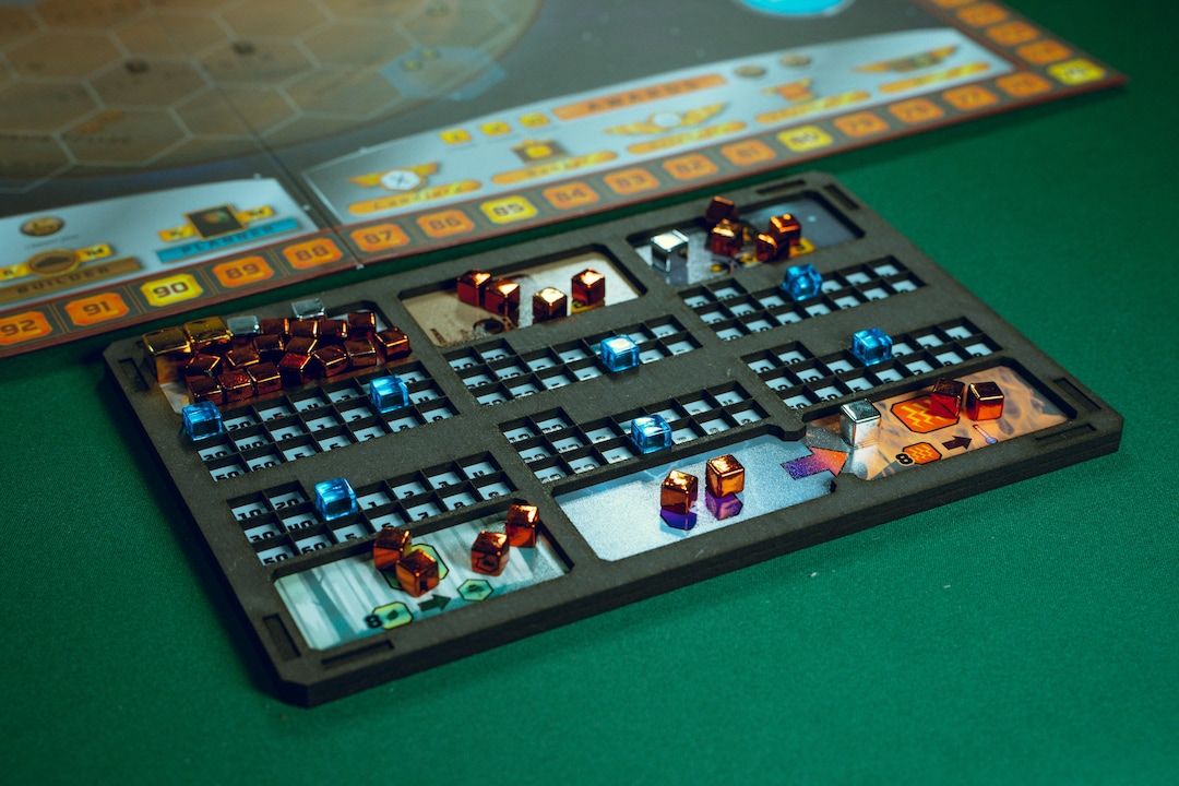Terraforming Mars Player Tray, Individual Player Dashboard Organiser ...