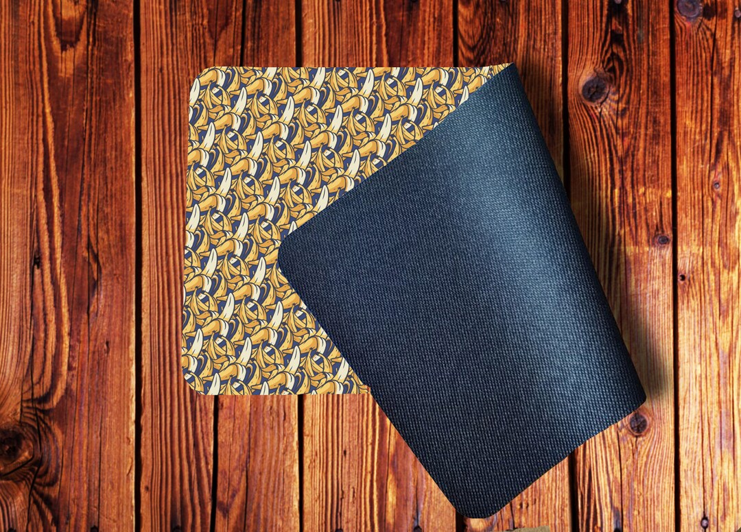 Banana Patterned Playmat, Printed Neoprene Card Table Mat for Tabletop ...