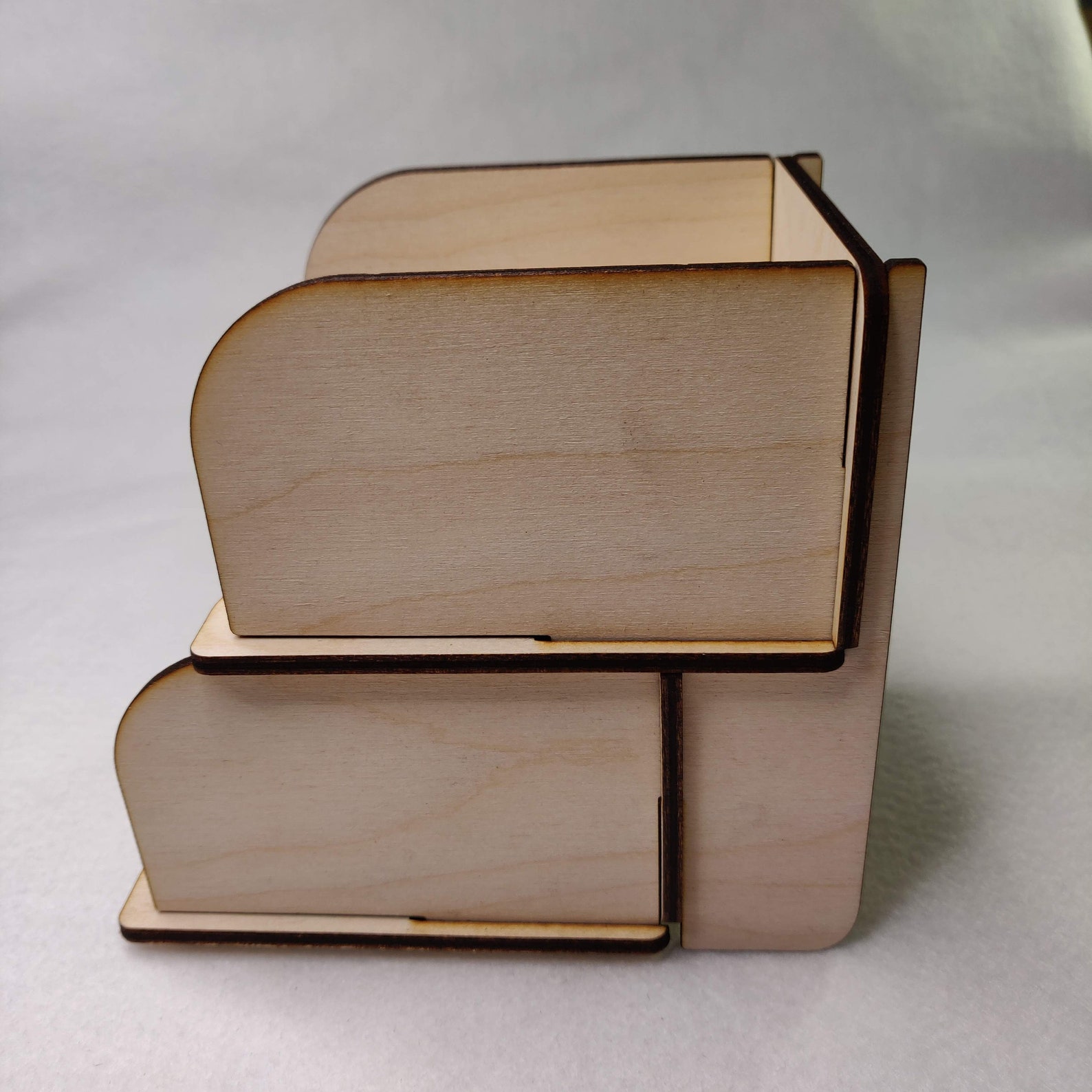 Wooden Deck Organiser Draw/discard Box in Two Sizes Wooden | Etsy Canada