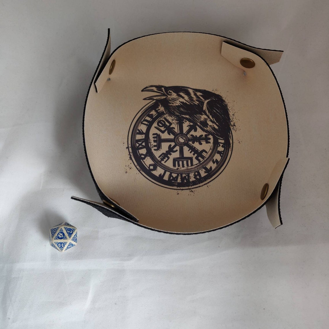 Crow and Compass Dice Tray Soft Neoprene Dice Tray | Etsy