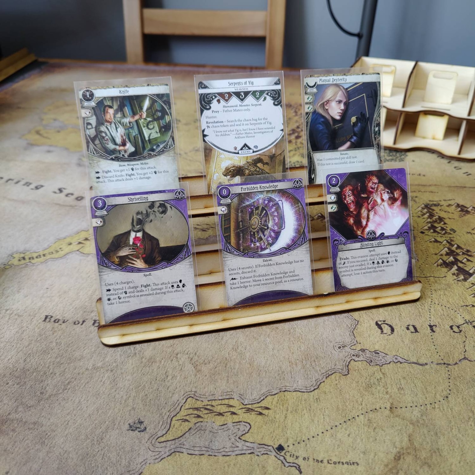 Two Tier Board Game Card Holder Tabletop Gaming Card Rail - Etsy UK