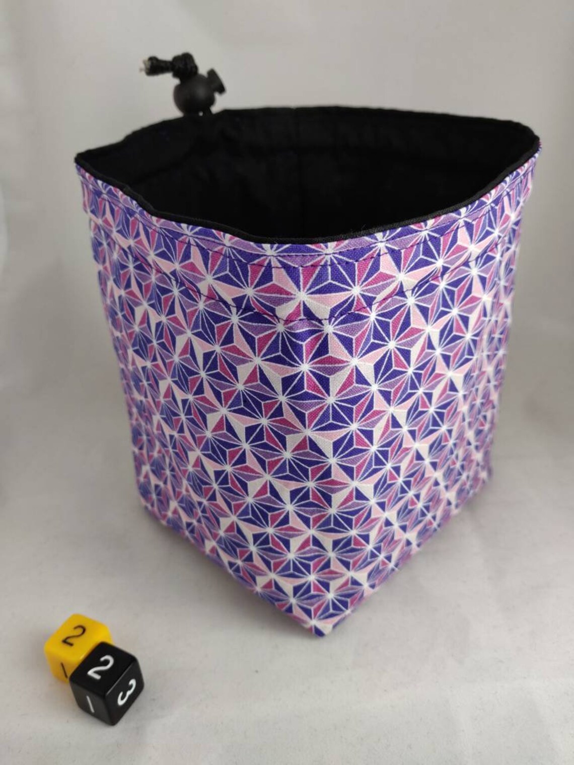 Purple Dice Bag for Tabletop Gaming D&D Dice Bag for Role | Etsy