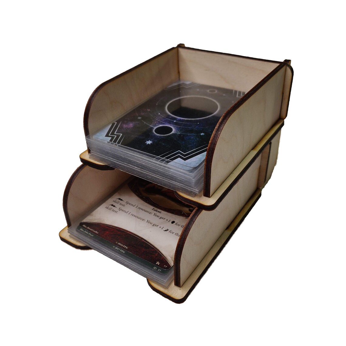 Wooden Deck Organiser Draw/discard Box in Two Sizes Wooden | Etsy Canada