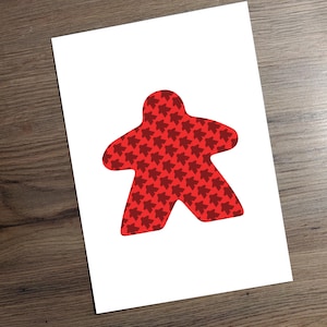 Art Print, Colourful Meeple Art Prints, Game Room Wall Poster, Desk Art ...