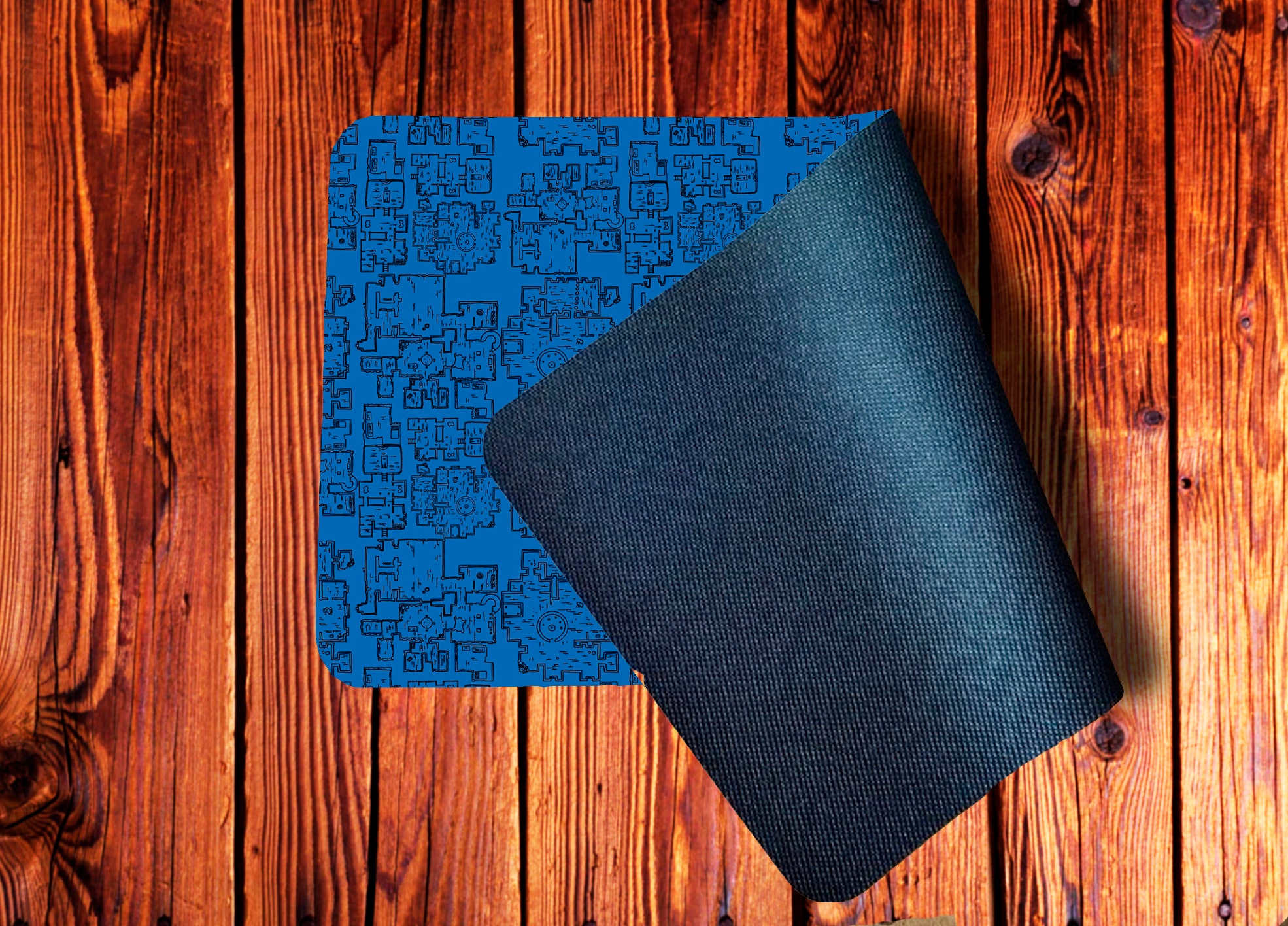 Patterned Playmat, Mimic Chest Pattern, Printed Neoprene Card Table Mat ...