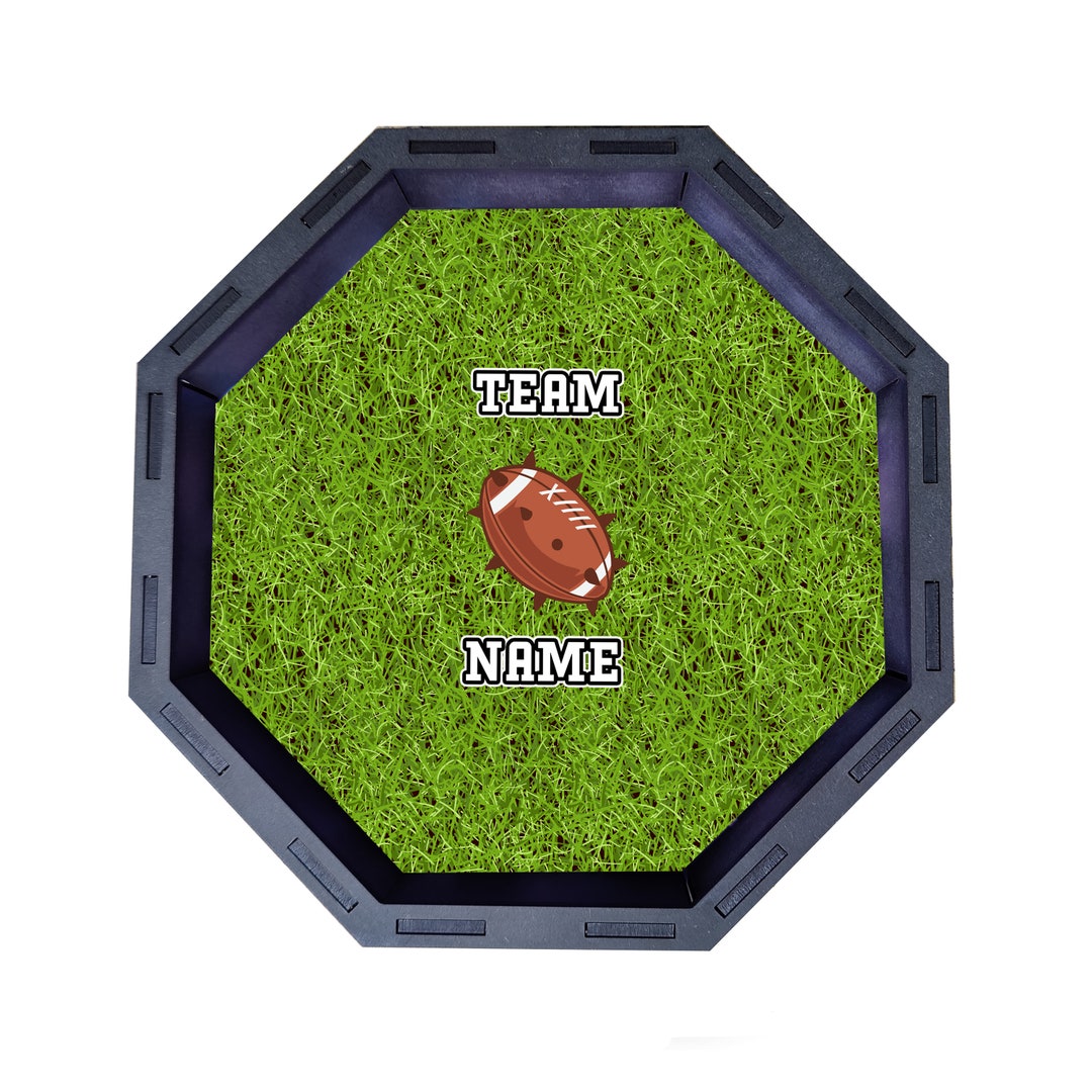 Custom Blood Bowl Dice Tray Personalized Team Name Dice Rolling Tray ...