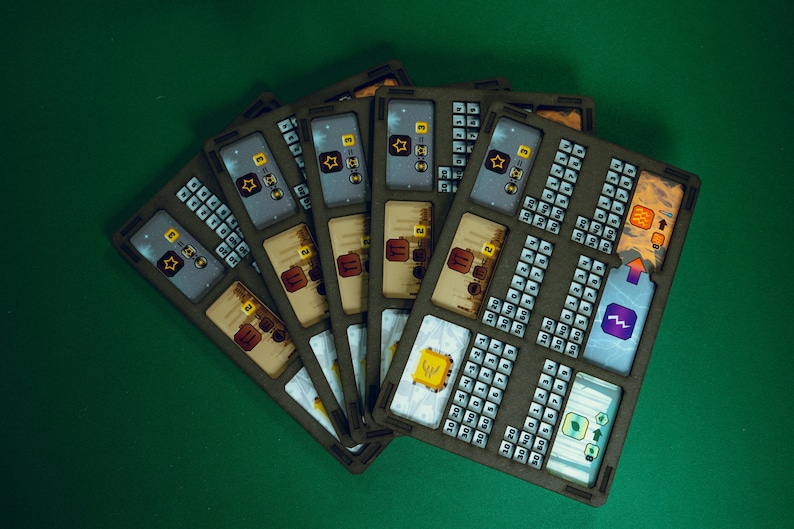 Terraforming Mars Player Tray Individual Player Dashboard - Etsy