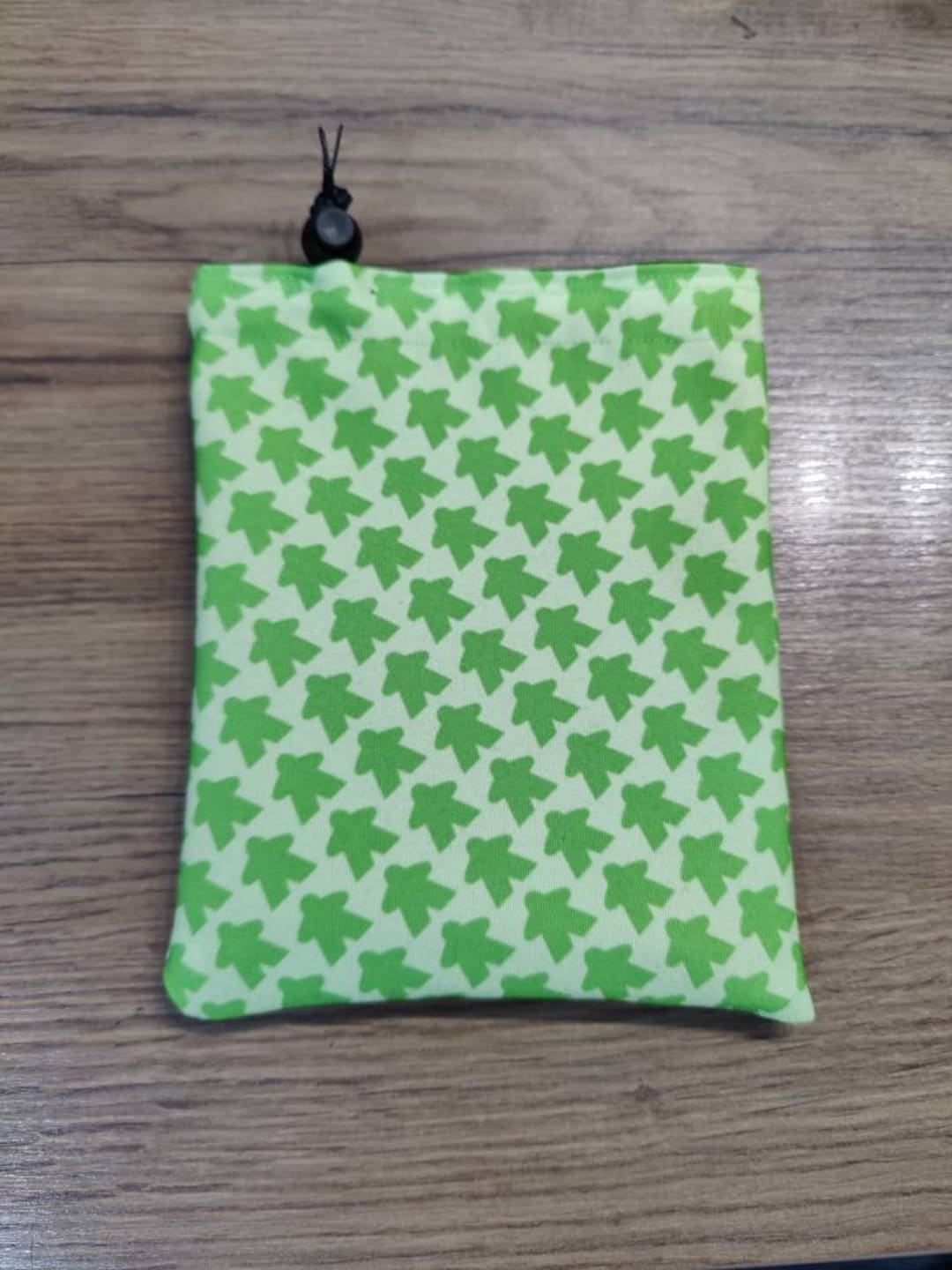 Meeple Pattern Flat Draw Bag, Drawstring Token Pouch for Board Games ...