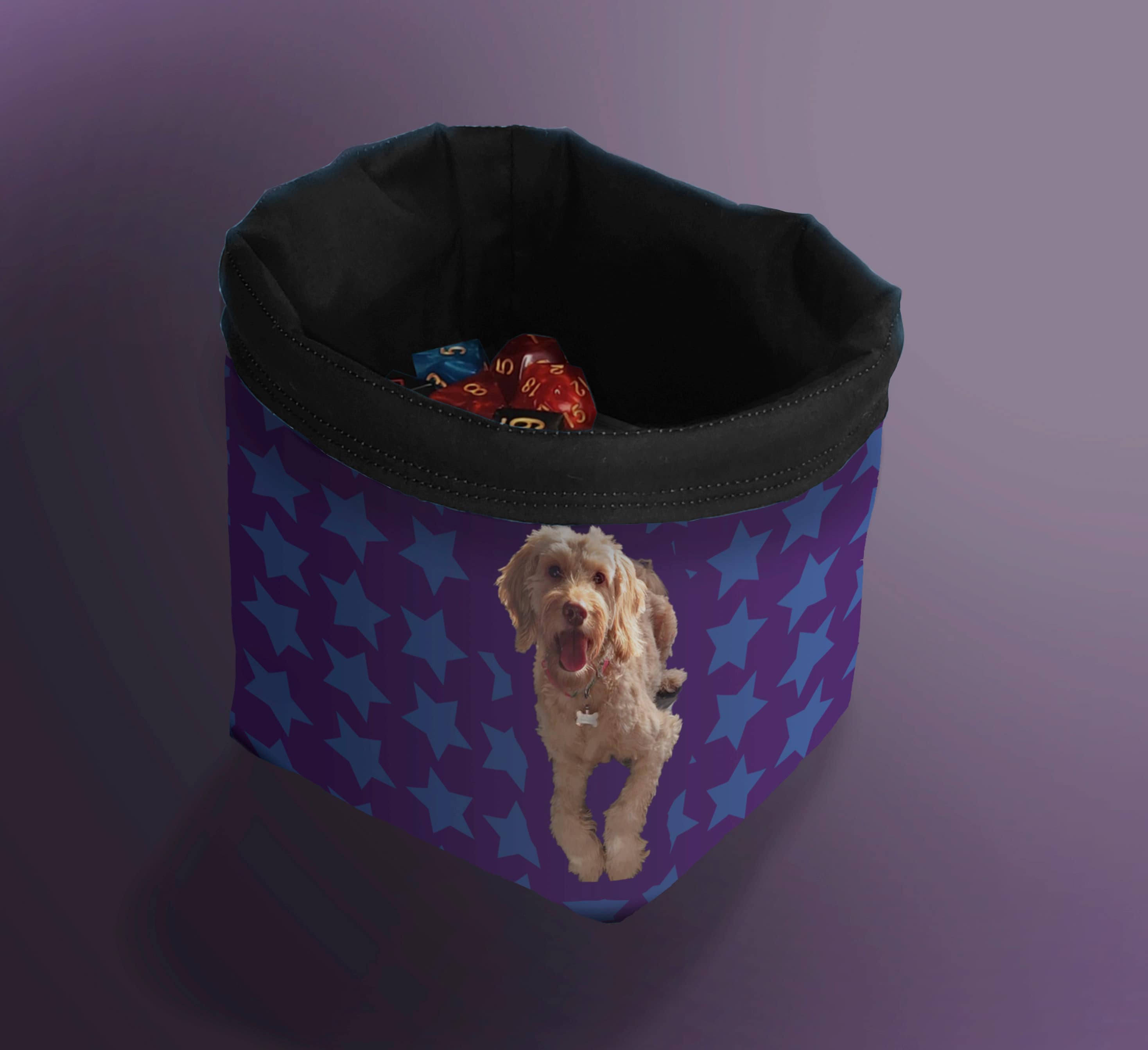 Custom Image Dice Bag Your Own Image on a Dice Bag - Etsy