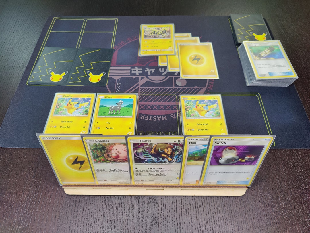 Pokemon Playmat, Inspired by Pokemon Battle Academy, Printed Neoprene ...