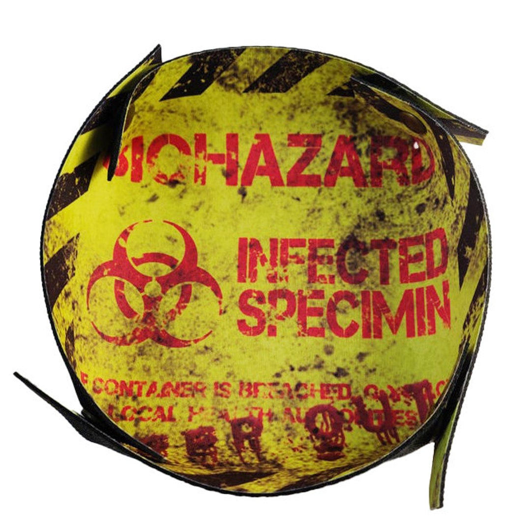 Zombie Dice Tray, Biohazard Soft Neoprene Dice Tray, Fold-able ...