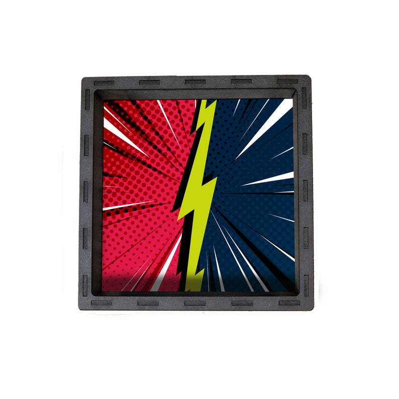 Superhero Dice Tray Versus Battle Fight Gaming Dice Box | Etsy