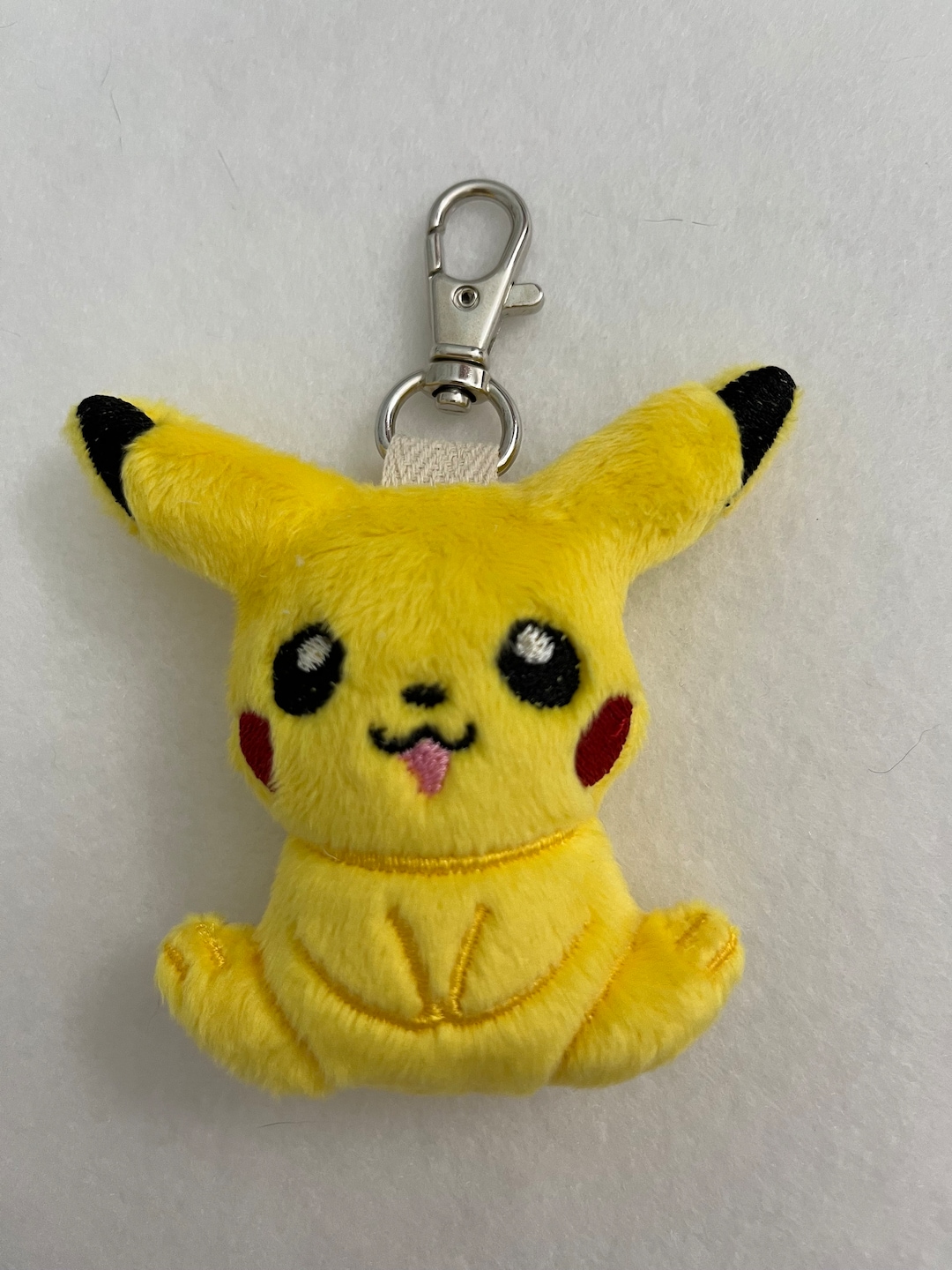 Pikachu Plush Bag Charm/keychain - Etsy