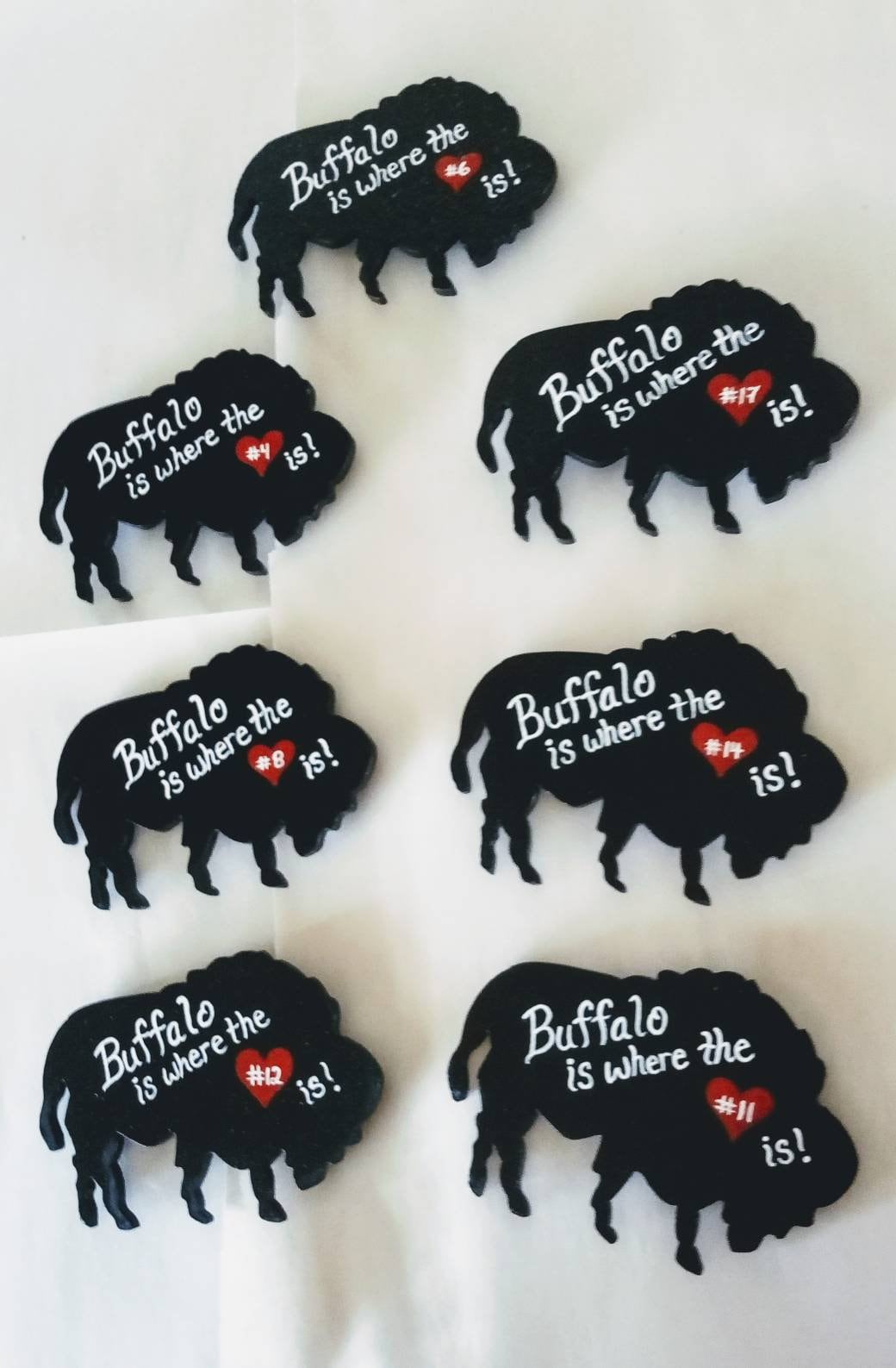 Buffalo NY "buffalove" Magnet, Buffalo NY Gifts, Buffalo NY Ornament ...