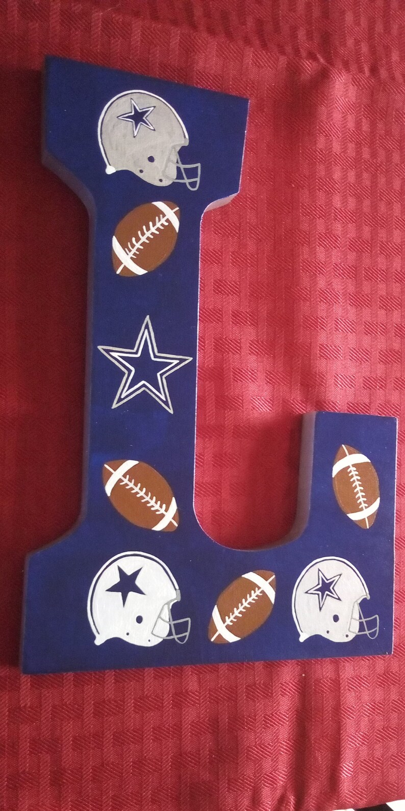 Dallas Cowboys Wall Letters Sports Letters Custom Football - Etsy