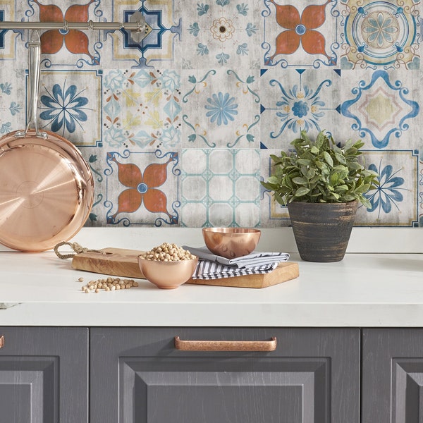 Spanish Tile Stickers - Etsy