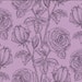 Vintage Purple Rose Wallpaper, Large Floral Wall Decals, Baby Room ...