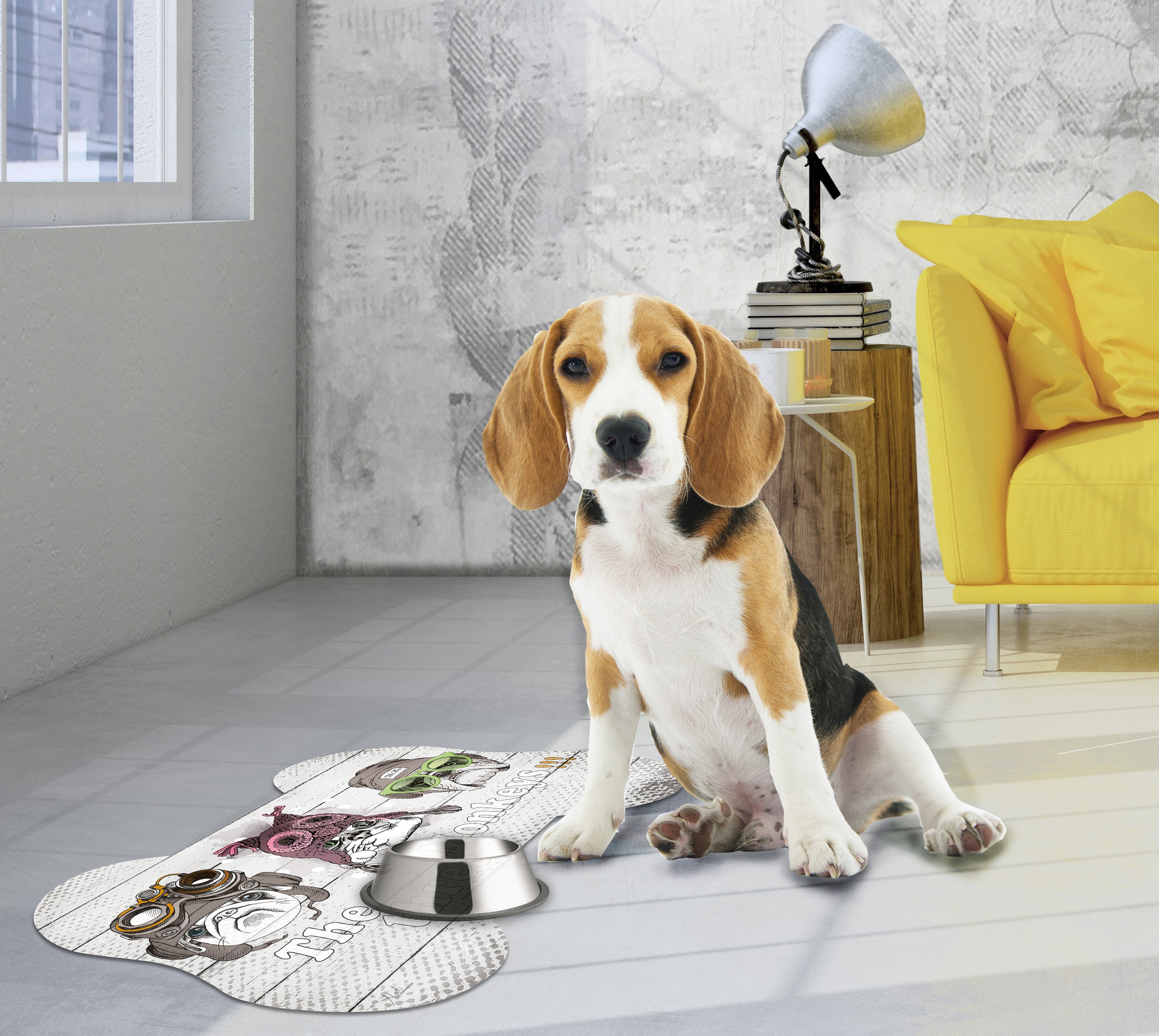 Dog Feeding Mat Dog Placemats Dog Rug Pet Food Mat Vinyl | Etsy