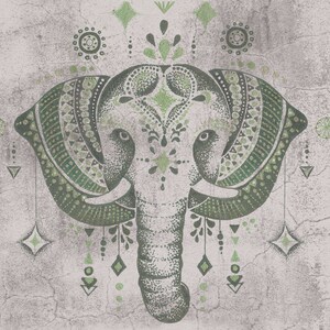 Indian Home Decor, Elephant Rug, Elephant Floor Mat, Extra Large Area ...