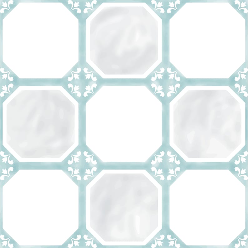 Boho Vinyl Floor Tiles, Kitchen Bathroom Decor, Self-adhesive - Etsy